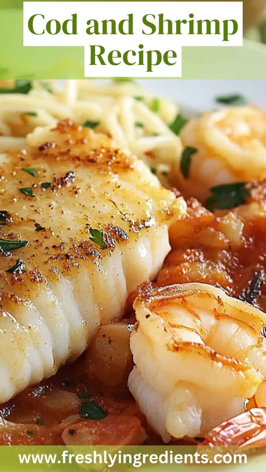 Cod And Shrimp Recipe - Freshly Ingredients