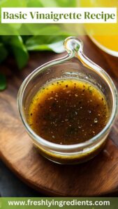 Basic Vinaigrette Recipe - Freshly Ingredients