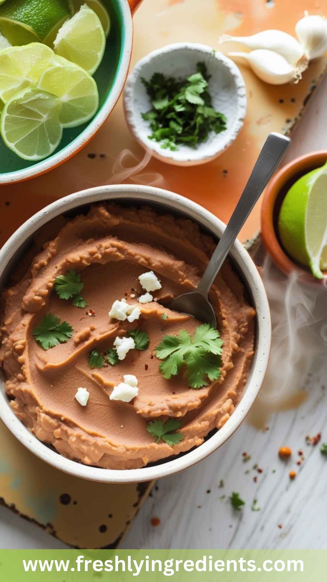 Easy Refried Beans Recipe - Freshly Ingredients