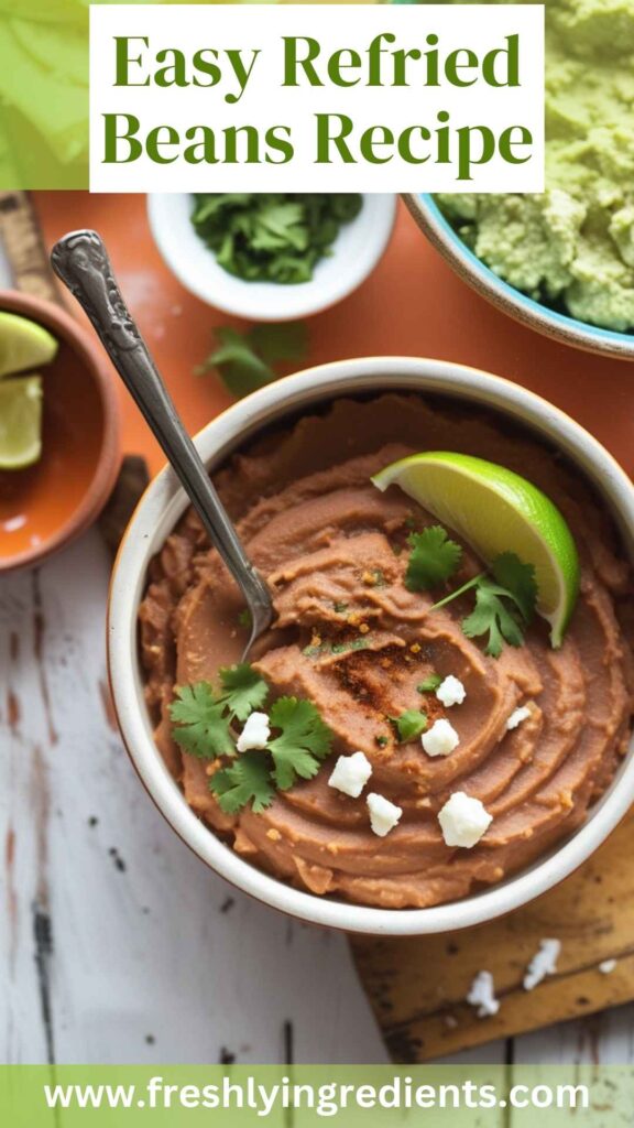 Easy Refried Beans Recipe - Freshly Ingredients