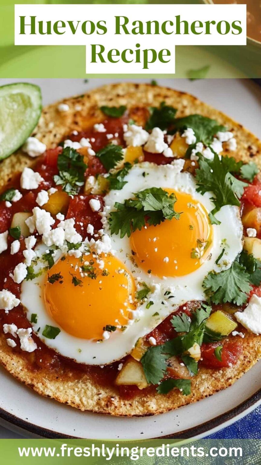 Huevos Rancheros Recipe - Freshly Ingredients